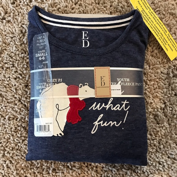 Ellen Degeneres | Pajamas | Ed Ellen Degeneres Sleep Set Christmas ...